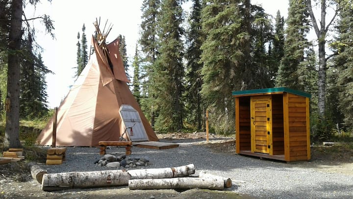 Alaska Kenai River Fishing Sleep In A Tepee - Soldotna, AK