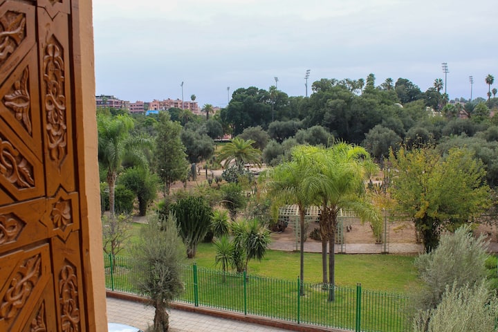 Atypique Appart Fonctionnel Gueliz Jardin Harti - Marrakech
