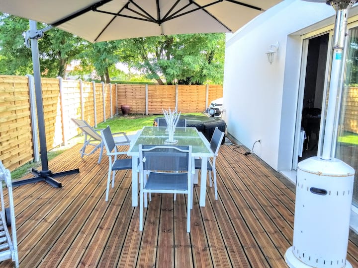 Chaleureuse Maison Proche Océan Lac Et Bassin - Mios