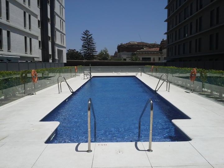 ÁTico Centro Huelva,terraza 42,parking Edif Gratis - Huelva