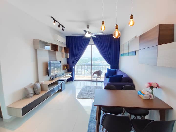 3 Rooms Apartment 15 Min To Ciq Fit For 1-5 Guests - Johor Bahru