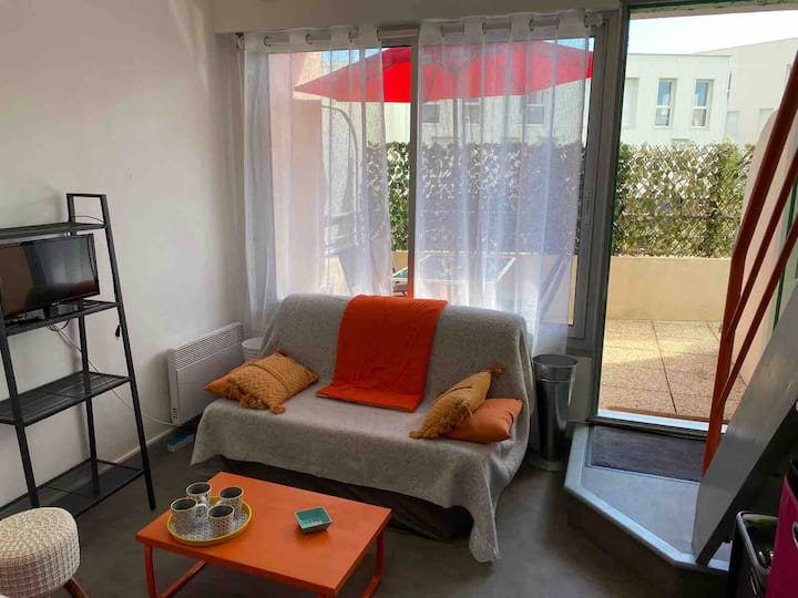 Studio Cosy Avec Terrasse Et Parking 2 - Minimes - La Rochelle