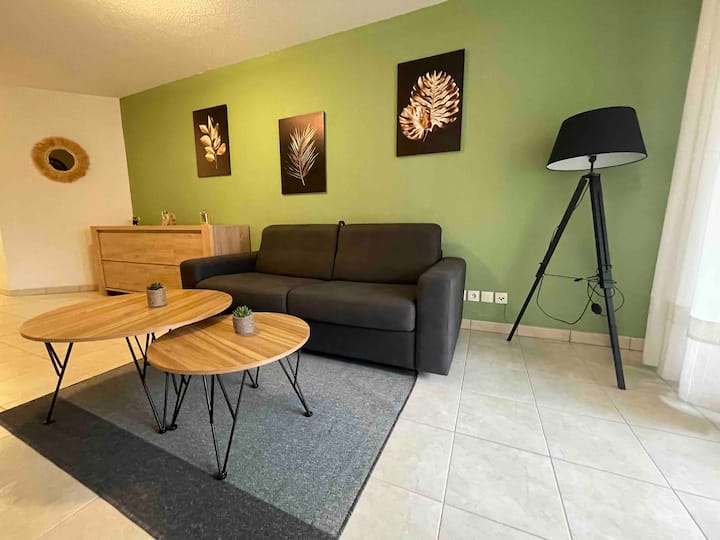 Plazza, Beau T2, Parking, Terrasse - Menton