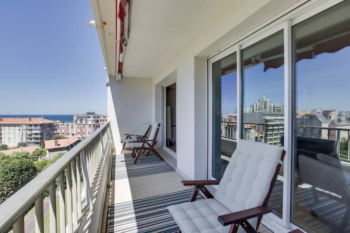 Pop Art Home Avec Parking & Vue Mer, Grande Plage - Anglet