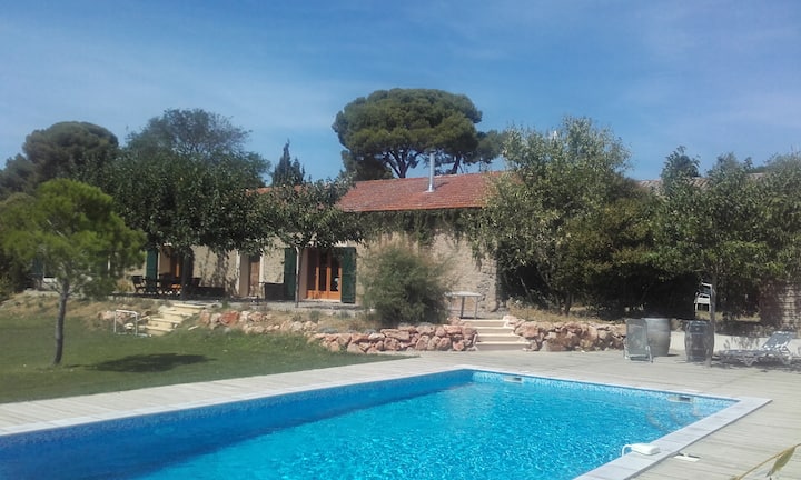 Mas Broceliande Avec Piscine Et Grand Jardin - Pézenas