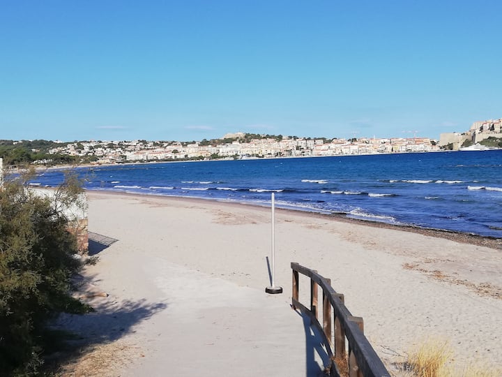 Studio Bord De Mer à Calvi  Avec Clim à 150m Plage - Calvi