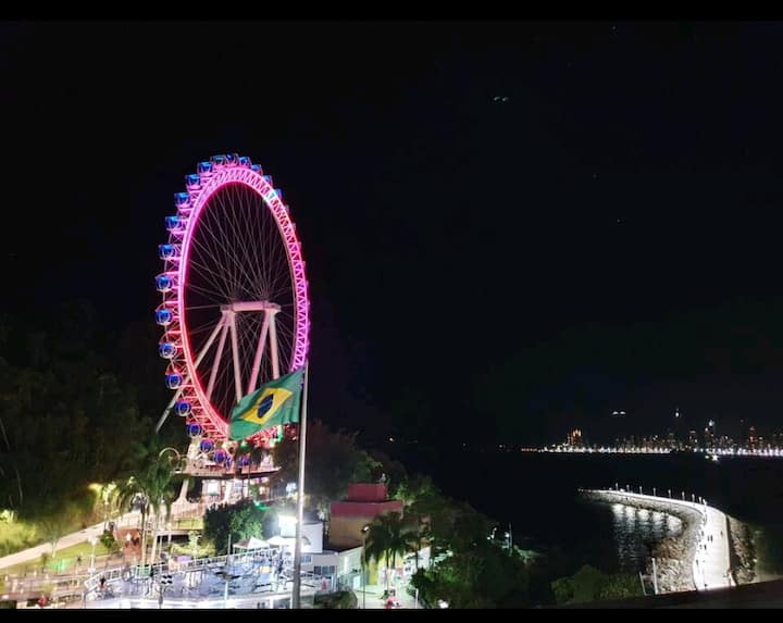 Flat Com Vista P/  Roda Gigante E Orla Toda De Bc. - Balneário Camboriú