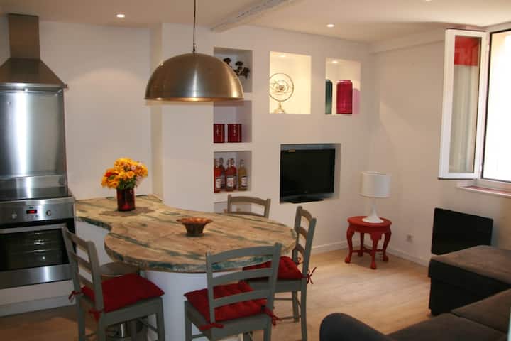 Cosy Apt Old Town- Pedestrian, Flowery& Quiet Area - Antibes