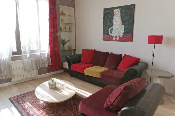 Maison 3ch, 120m² Av Cour Partagée, Jardin Public - Cenon