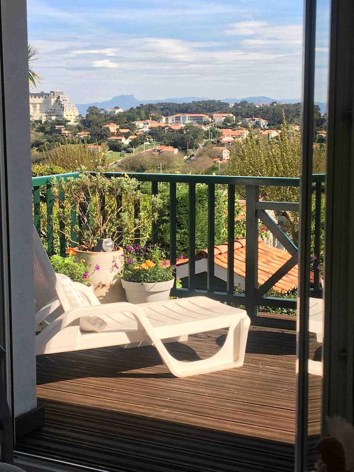 Chambre Privée De Charme Biarritz Milady Vue Mer - Biarritz