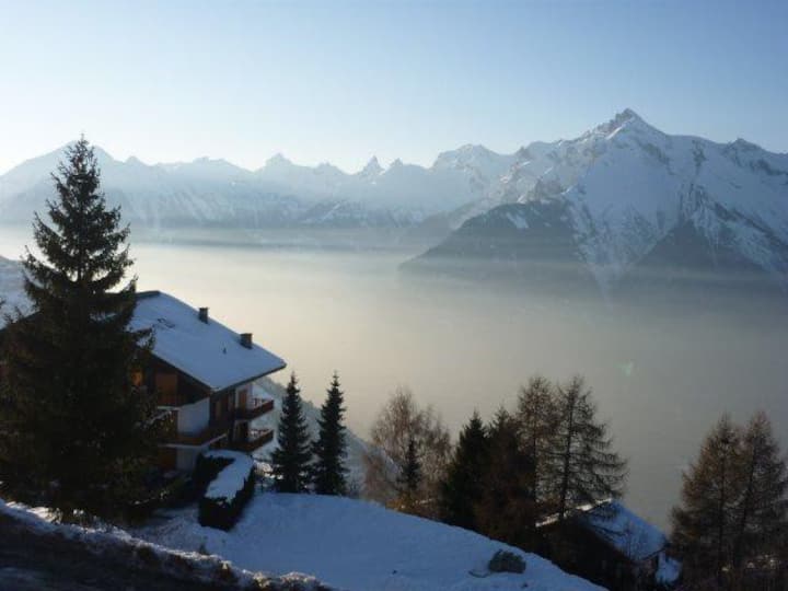 Appart 4 Personnes Rénové à Veysonnaz-4 Vallées - Sion