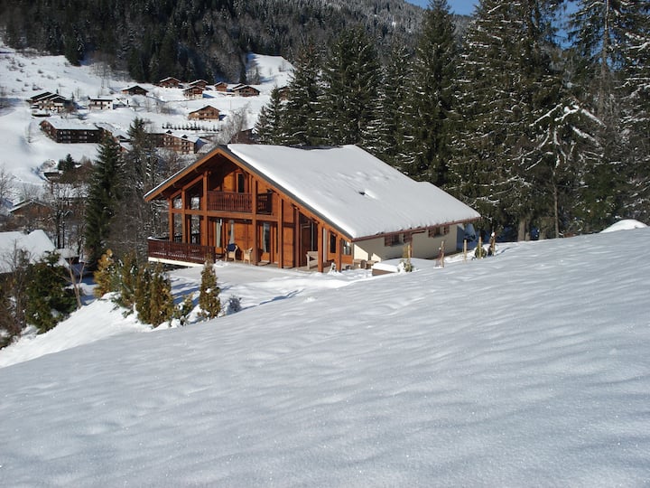 Magnifique Chalet Pour 12 Personnes Avec Jacuzzi - Les Gets