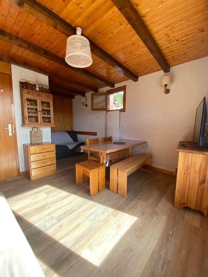 Appartement 25m² Centre Station Des Saisies - Lac de la Girotte