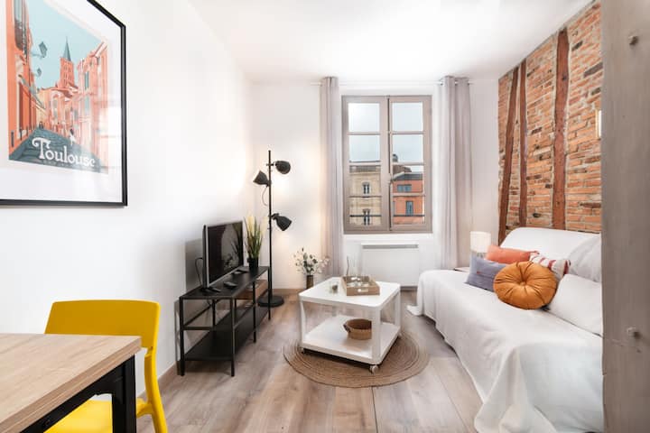 Studio Typique Toulousain - Proche Capitole - Toulouse