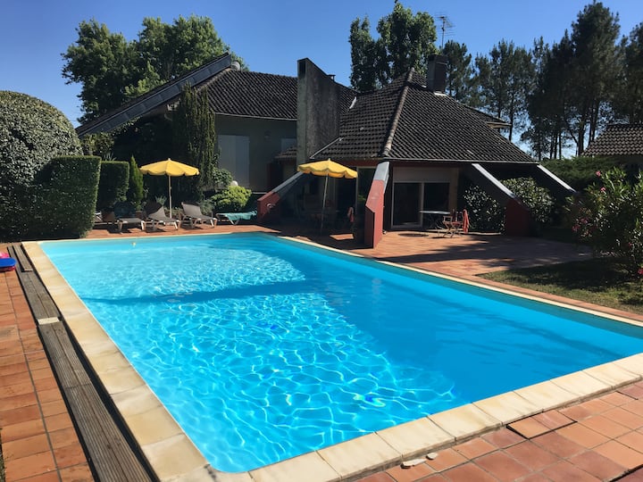 Maison De Campagne Avec Piscine Et Tennis - Montauban