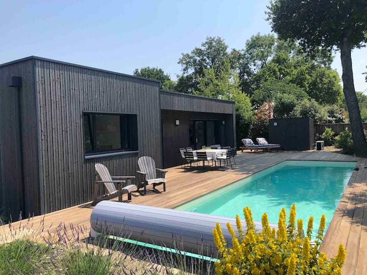 Maison Golfe Du Morbihan Avec Piscine 6 Personnes - Séné