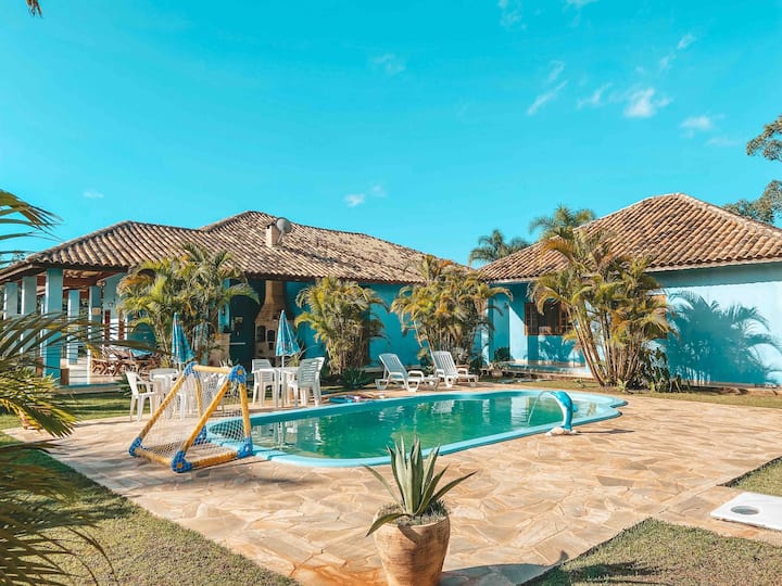Chácara Com Piscina Em Itu - Condomínio Fechado - Itu