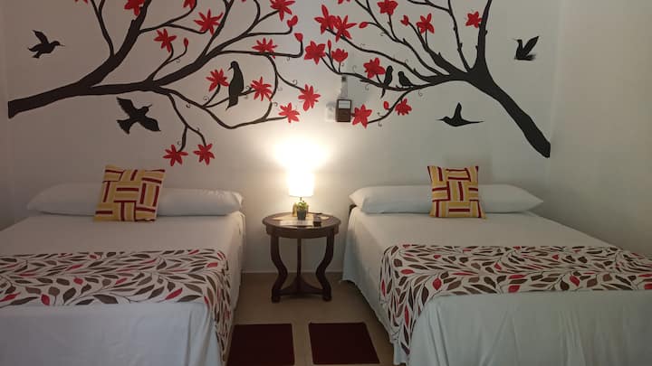 Cabaña Las Palmeras Para 2 Personas - Bacalar