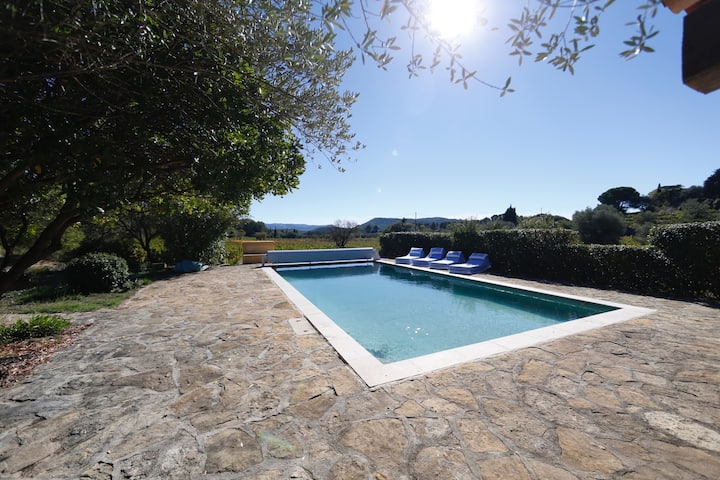 Bas De Villa Indépendant Avec Piscine - Signes
