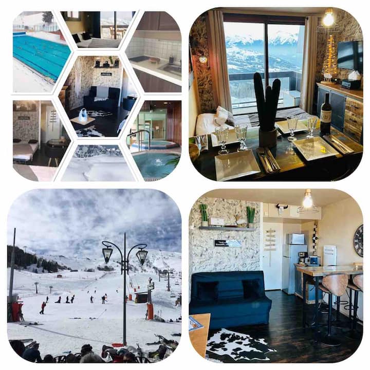 Studio 100% Ski Aux Pieds Les Sybelles Le Corbier - Le Corbier