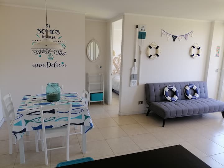 Atractivo Departamento En Lomas De Papudo 2 - Zapallar