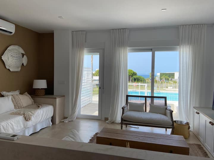 Ferienhaus Mit Meerblick Und Gemeinschaftspool - Conil de la Frontera
