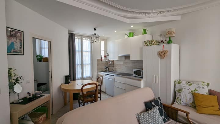 Studio 33m2,clair,canal St Martin Bail Mobilite - Parigi