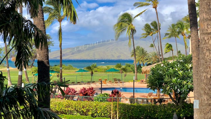 Luana Kai - King Bed, Oceanfront Unit, Ocean View! - Maui