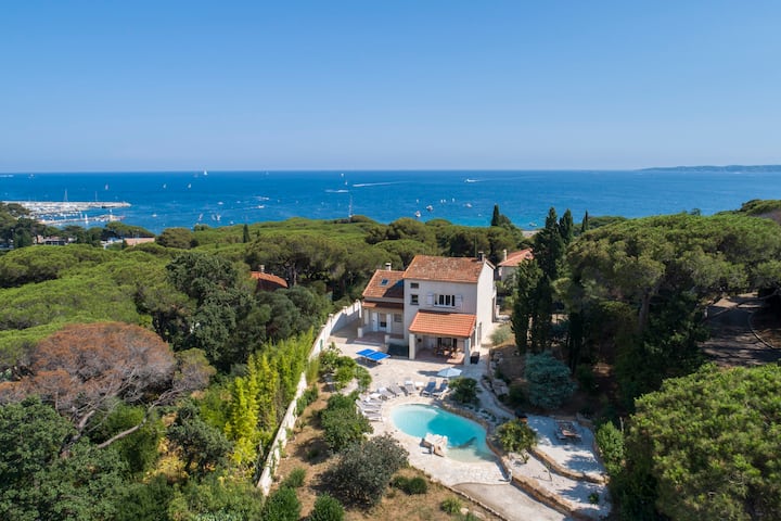 Meerblick, Beheizter Pool, 300 M Vom Strand In Sainte Maxime, In Der Nähe Von St. Tropez - Côte d’Azur