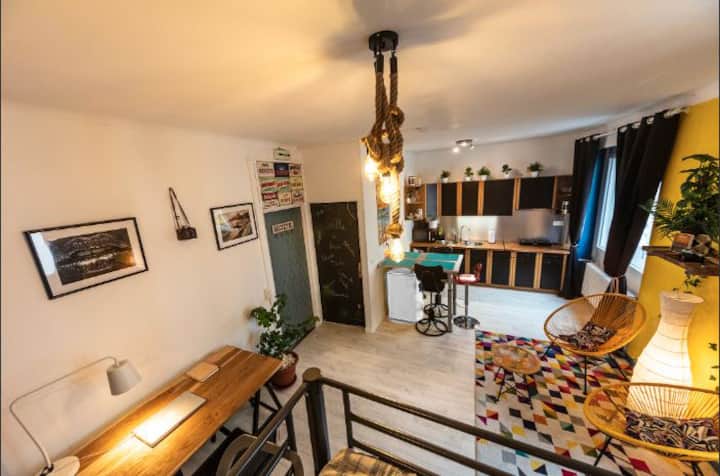 Loft Atypique Climatisé Brotteaux/part Dieu - Gare de Lyon Part-Dieu