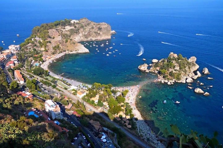 Taormina /Naxos Vicino Mare E Bus ,Con Posto Auto - Naxos