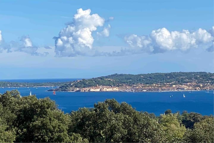 Villa Provençale Avec Belle Vue Sur Saint-tropez - Grimaud