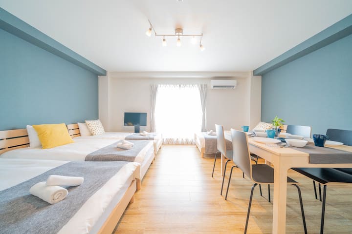 4ppl/5 Mins To Chidoribashi St/ Usj Kaiyukan/9764 - Ōsaka