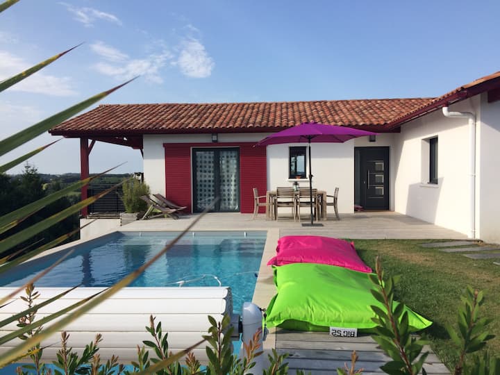 Villa Avec Piscine Et Joli Point De Vue - Saint-Jean-de-Luz