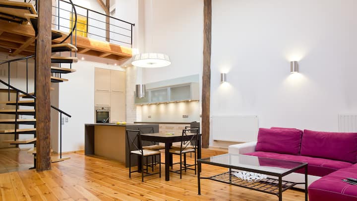 Loft 1min From Old Town Market Square Ac (No Lift) - クラクフ