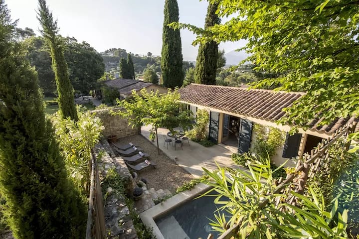 Charme Provençal Villa 2chambres Piscine Chauffée. - Opio
