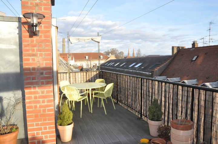 Appartement Familial 200m2 Terrasse - Strasburgo