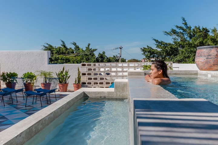 Studio Qs Downtown Roof Pool - Cancún