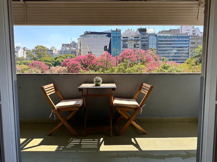 Facing To The Jacaranda Trees. - Buenos Aires