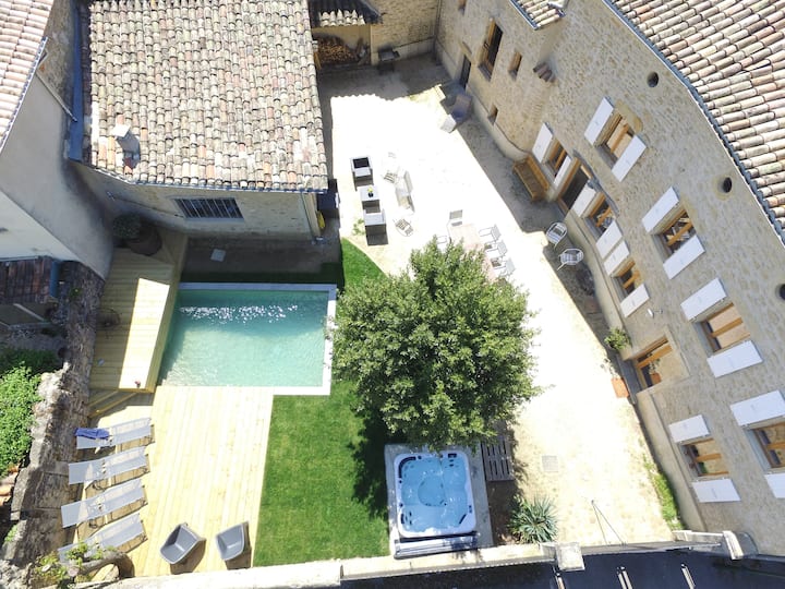 Maison De Charme Piscine Spa Sauna 14 à 16 Pers - Drôme