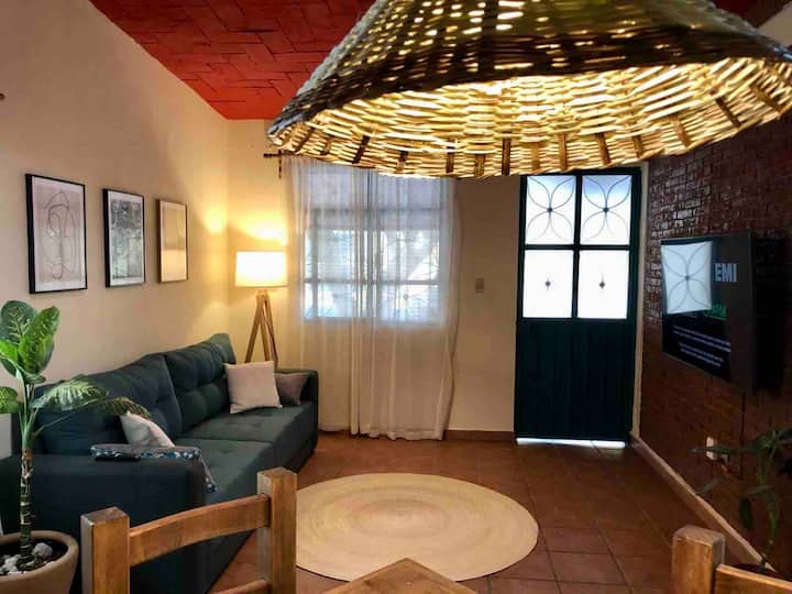 Céntrico Departamento Tipo Cabaña Con A/c - Oaxaca