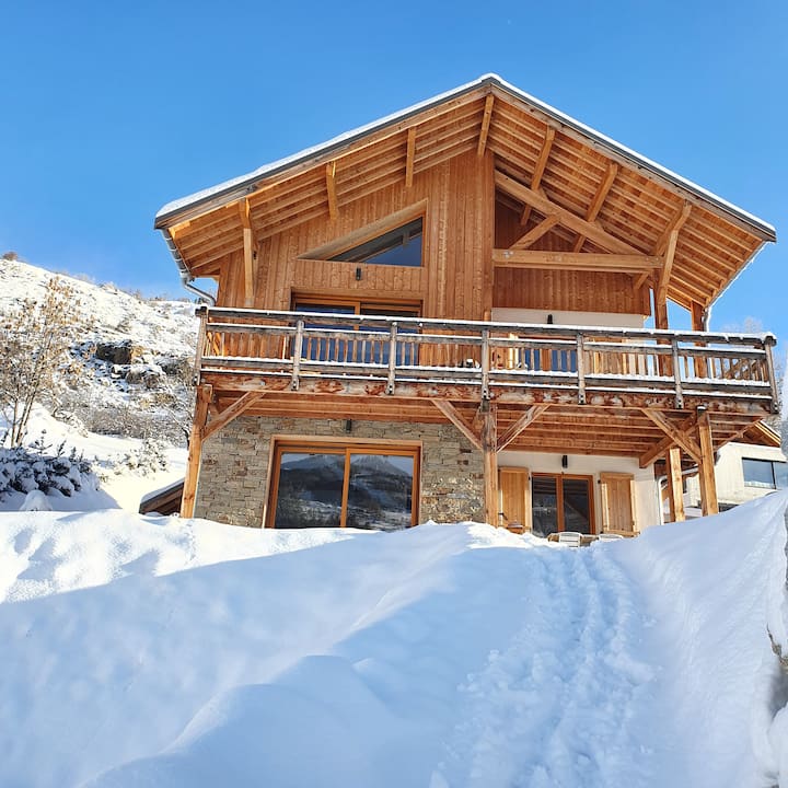 Au Cœur De Serre Che Chalet Appartement Terrasse - Briançon