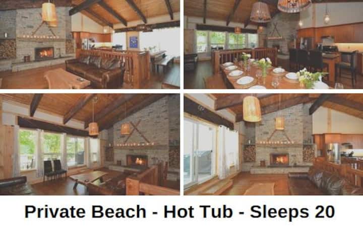 Spacious 9 Bedroom Chalet With Hot Tub - Collingwood