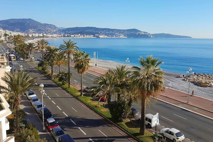 On The Promenade, Terrace With View, 2 Bathrooms! - Nice