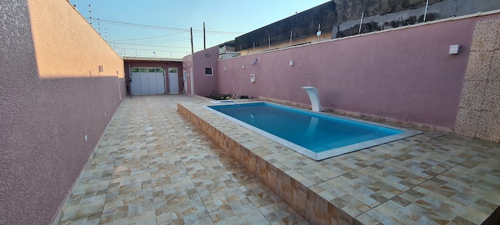 Casa Com Pscina A 100 Metros Da Praia - Peruíbe
