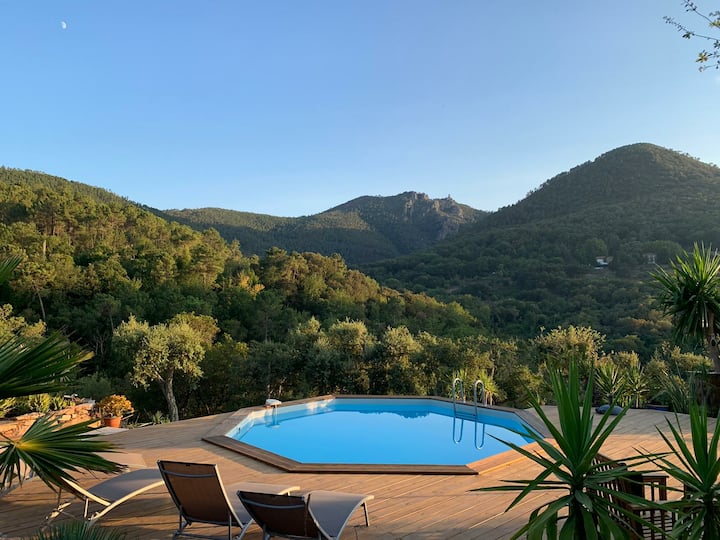 Villa Pleine Nature/proche Mer Cannes/cœur Esterel - Fréjus