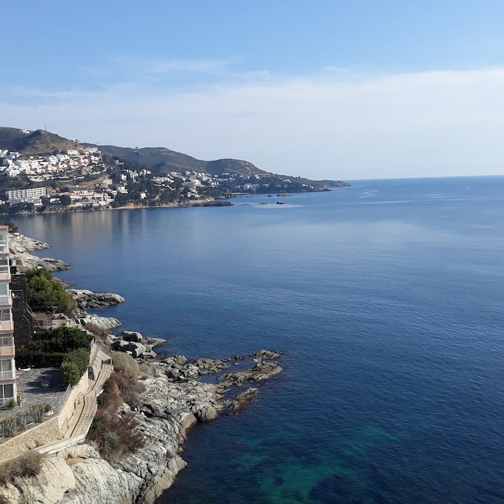 Dernier éTage,6 Pers,3 Chbres,1ière Ligne,vue 180° - Cadaqués