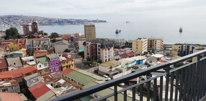 Hermosa Vista Al Mar En Valparaíso - Valparaíso