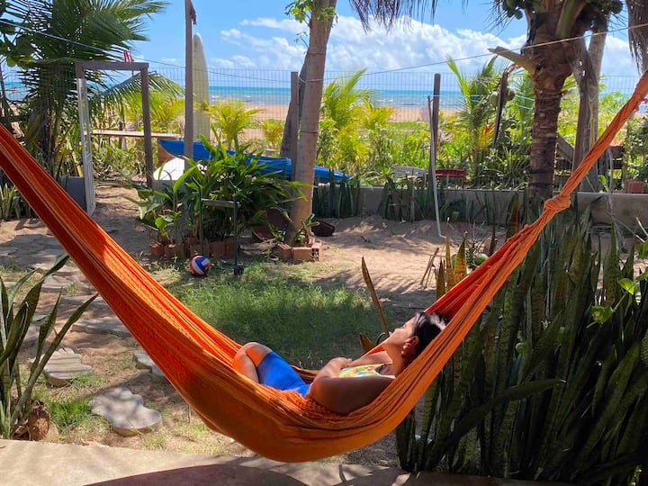 Casa De Praia Pé Na Areia Para Dias De Paz. - Japaratinga