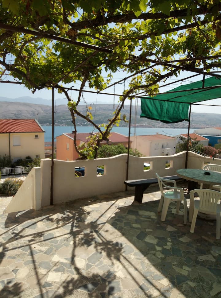 Stan 7+2 Luna, Prekrasan Pogled Na More. - Pag